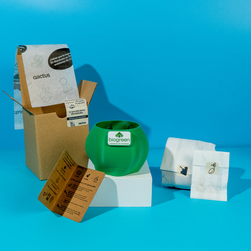 Kit Germinable - El Regalo Corporativo Más Innovador - Qactus