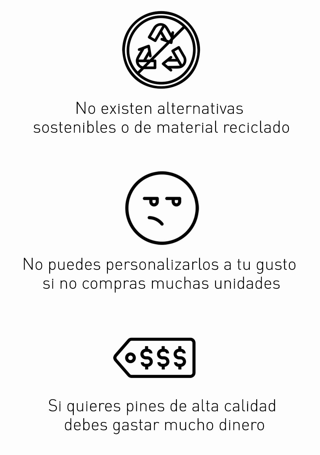 Pins Personalizados Hechos 100% con Plástico Reciclado - Qactus